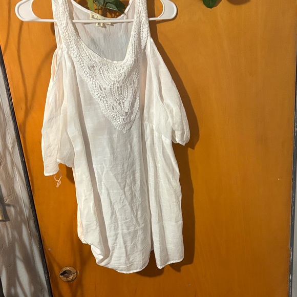 Indigo | Tops | Indigo Elegant White Lace Blouse | Poshmark